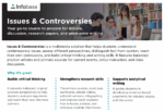 Issues & Controversies Builds Debate Skills | Infobase